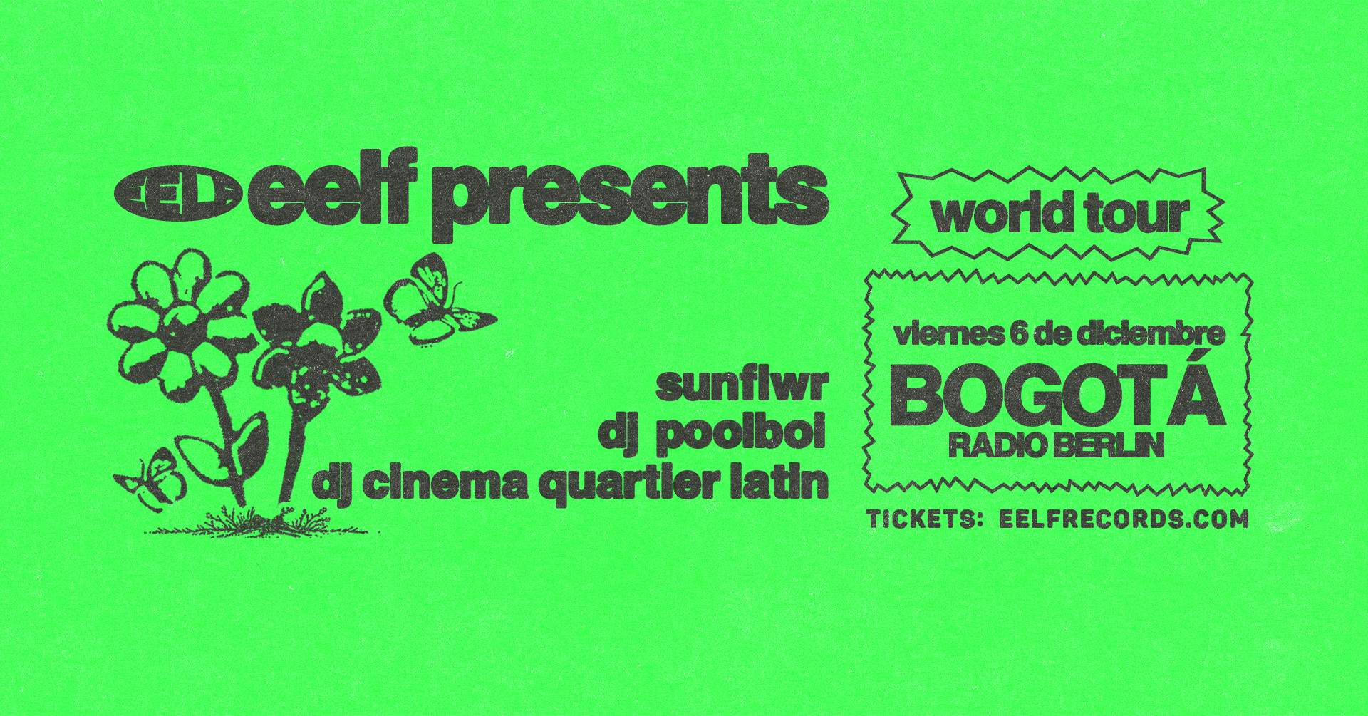 EELF Presents sunflwr (LA) dj poolboi (Berlin) + DJ Cinema Quartier ...