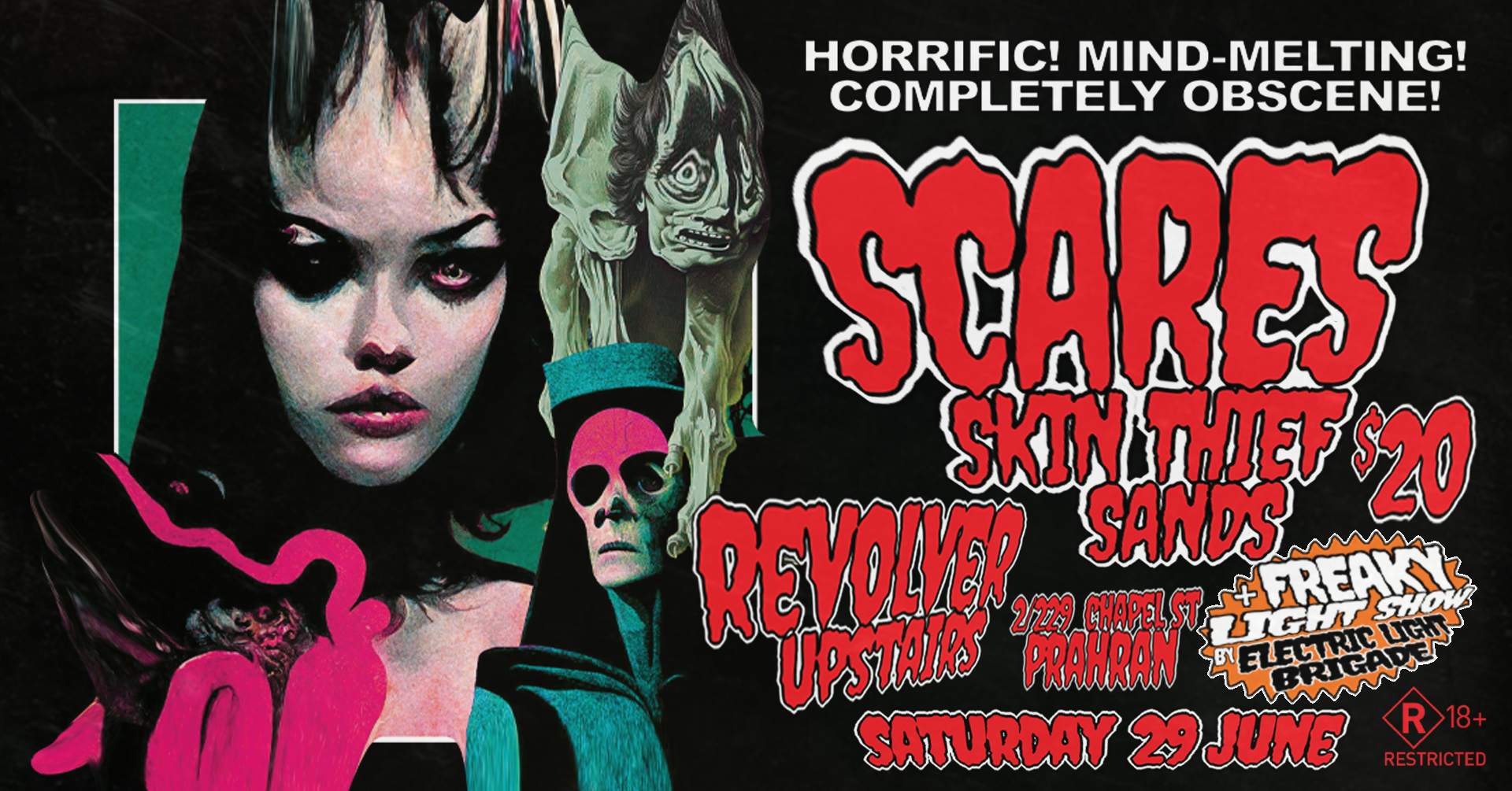 BANDROOM: Scares with special guests Skin Thief and Sands at Revolver ...