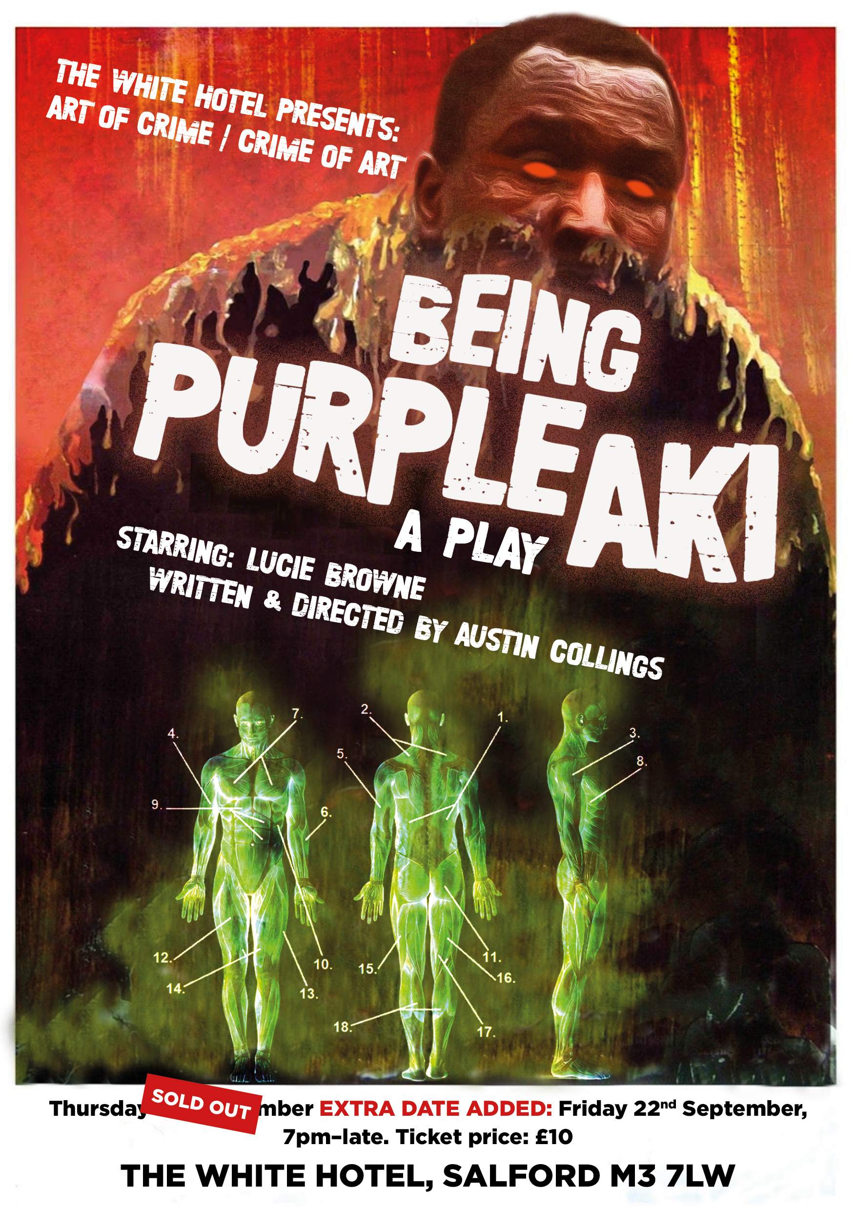 EXTRA DATE ADDED: Art of Crime/Crime of Art: BEING PURPLE AKI - A PLAY ...