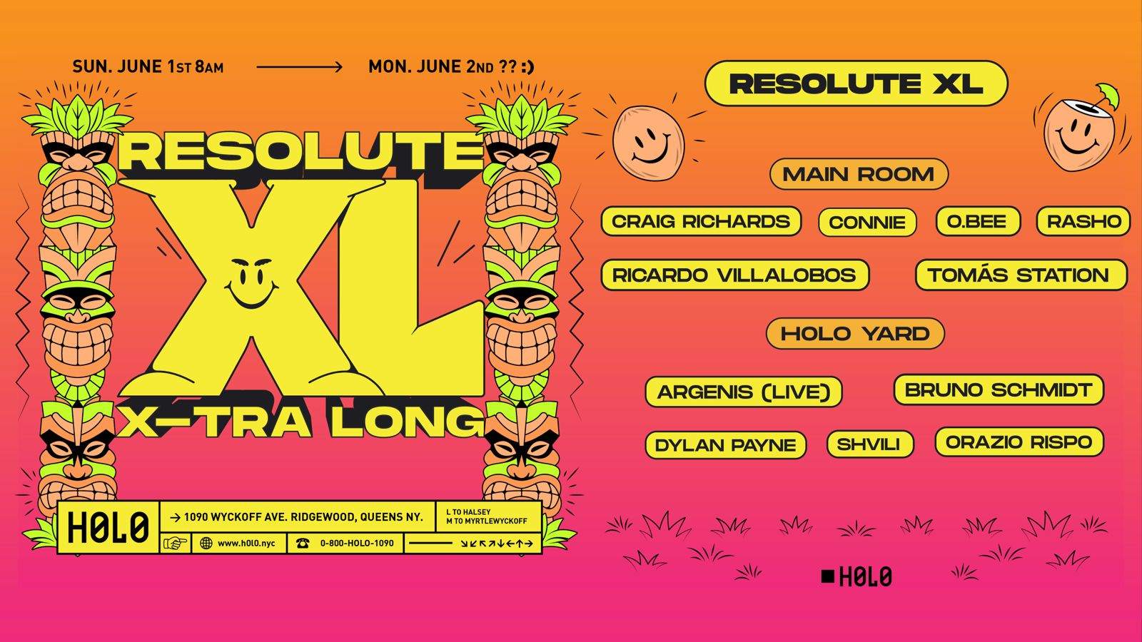 ReSolute XL: After Party (All-Day) at H0L0, New York City