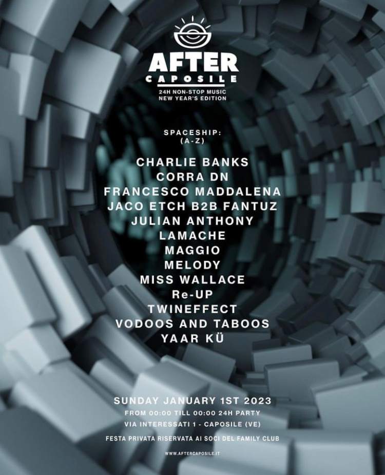 After Caposile 24H Non-Stop Music New Year's Edition at After Caposile ...