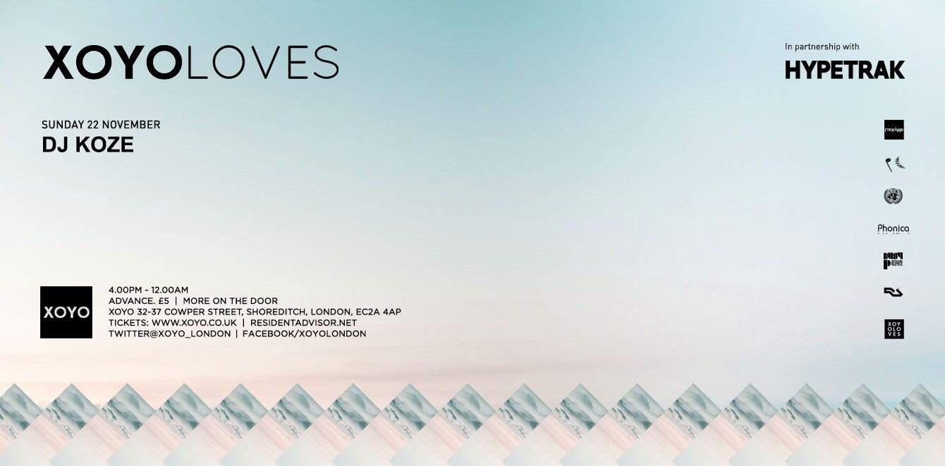 Xoyo Loves: DJ Koze en XOYO, London