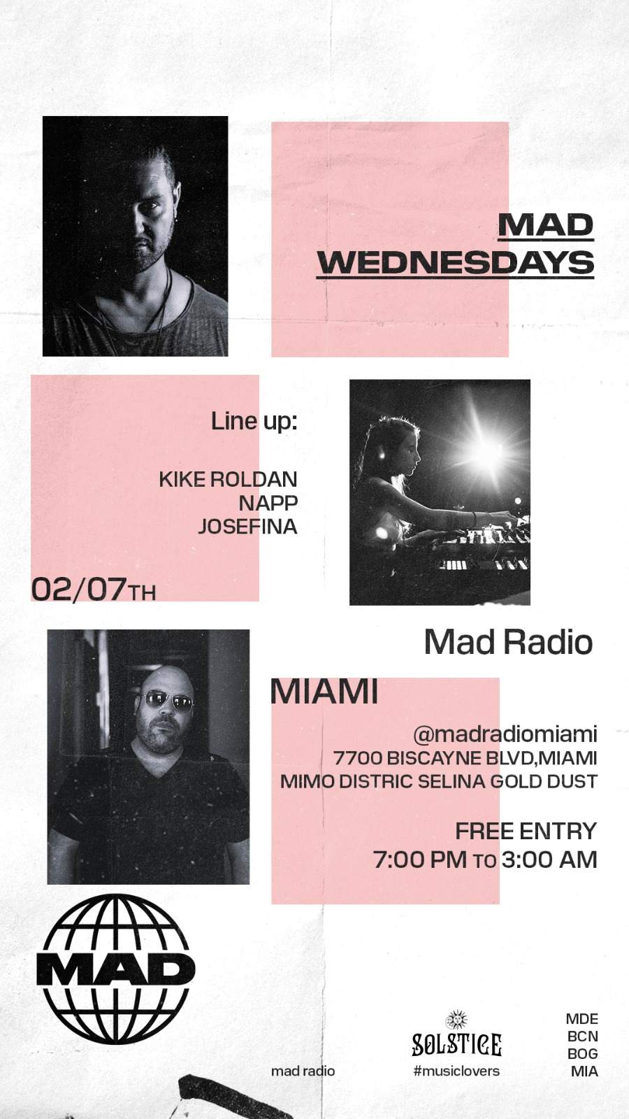MAD WEDNESDAYS AT MAD RADIO bei Mad Radio Miami, Miami
