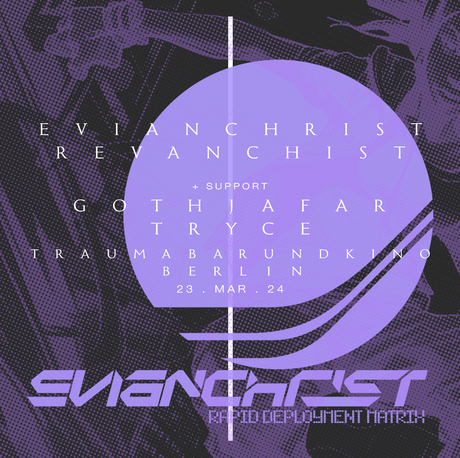 Evian Christ – Revanchist LIVE at Trauma Arts and Culture, Berlin