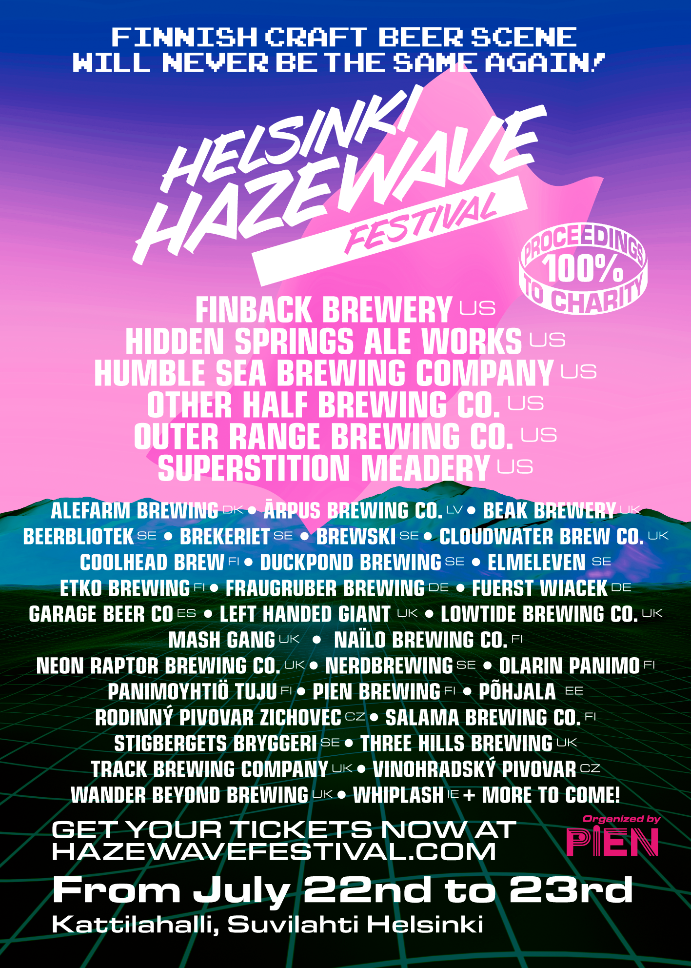 Helsinki Haze Wave Festival at Kattilahalli, Finlandia