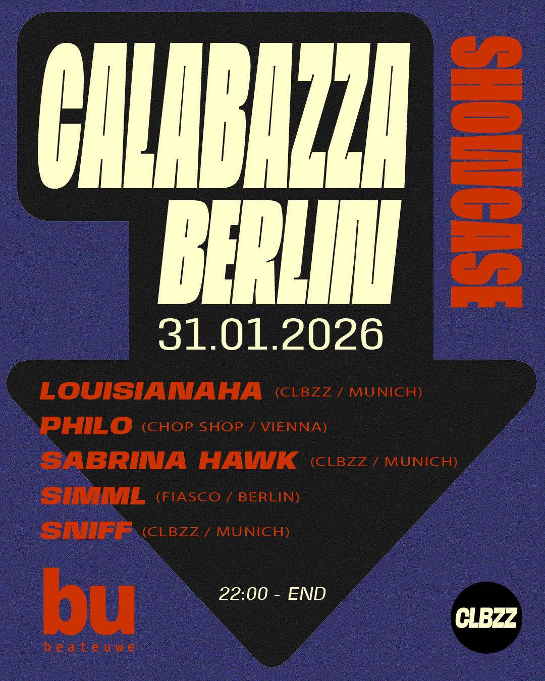 Beate Invites /// CALABAZZA at Beate Uwe, Berlin