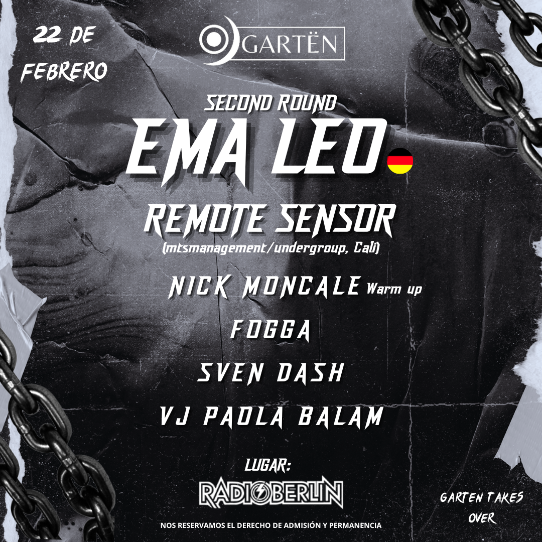 EMA LEO SEGUNDO ROUND EN BOGOTA at Nuevo Radio Berlin, Bogotá