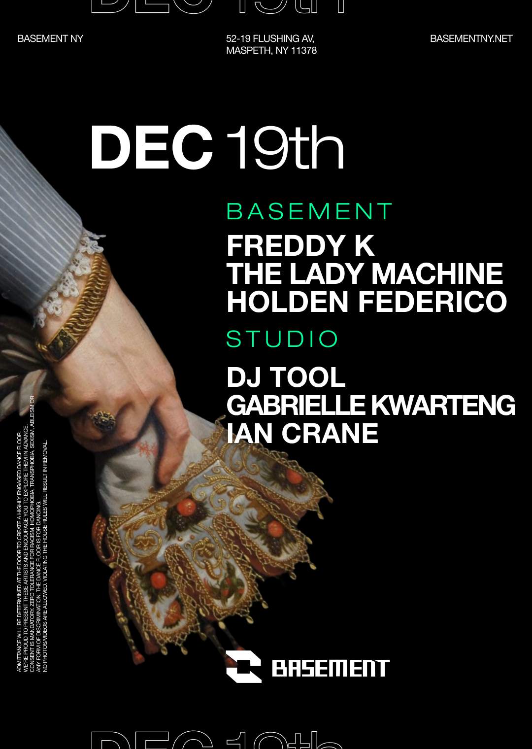 Freddy K / The Lady Machine / Holden Federico / DJ TOOL / Gabrielle ...