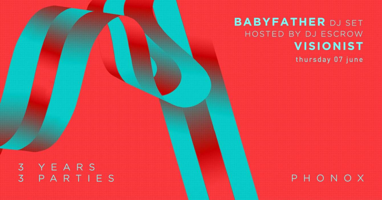 Babyfather aka Dean Blunt (DJ set, Hosted by DJ Escrow) & Visionist en Phonox, London