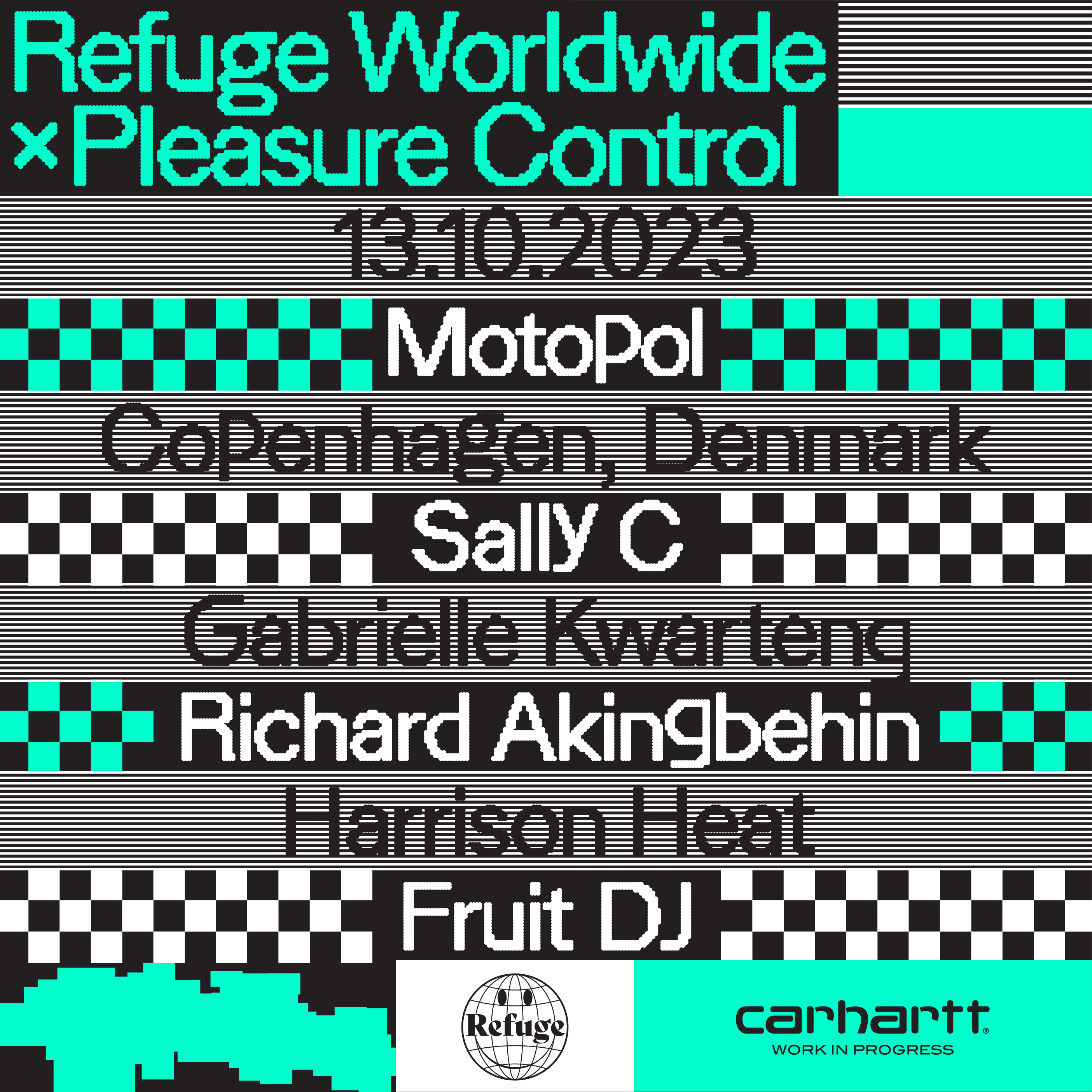 Refuge Worldwide x Pleasure Control at Motopol, Copenhagen