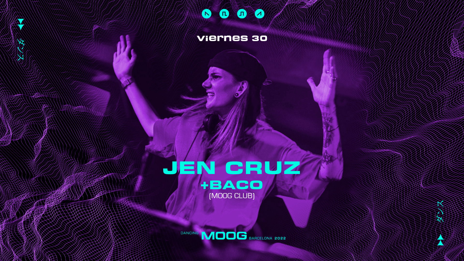 Jen Cruz + Baco (MOOG Club) at Moog Club, Barcelona