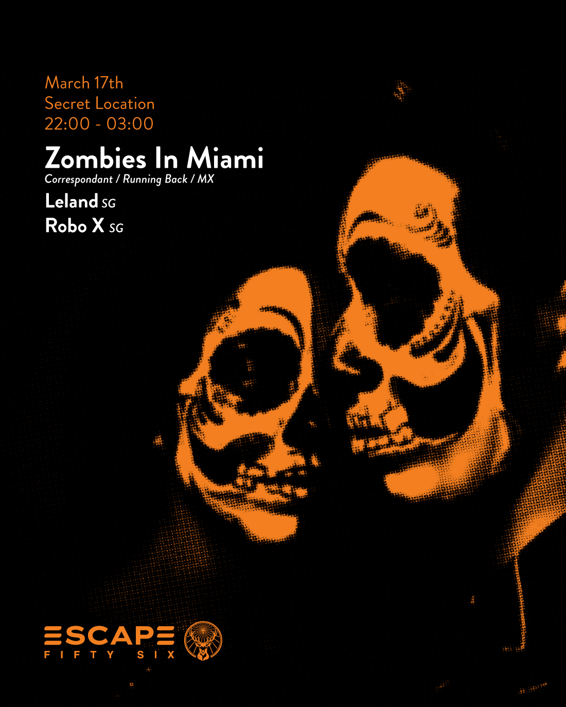 ESCAPE 56: Zombies In Miami (Correspondant / Running Back / MX) en ...