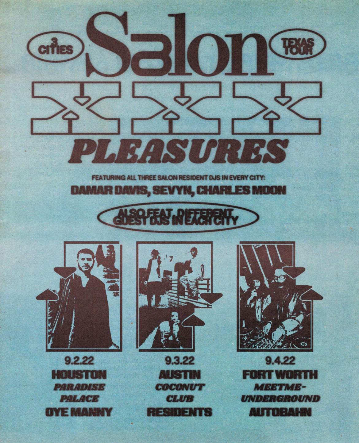 Salon Xxx Pleasures Tour With Salon Recordings At Tba Curfew Dallasfort Worth