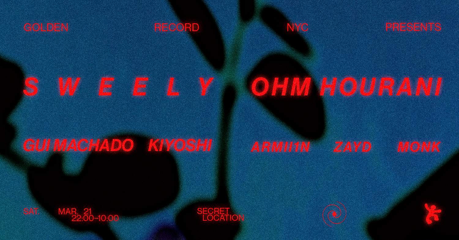Golden Record NYC presents Sweely, Ohm Hourani, Gui Machado & More at ...