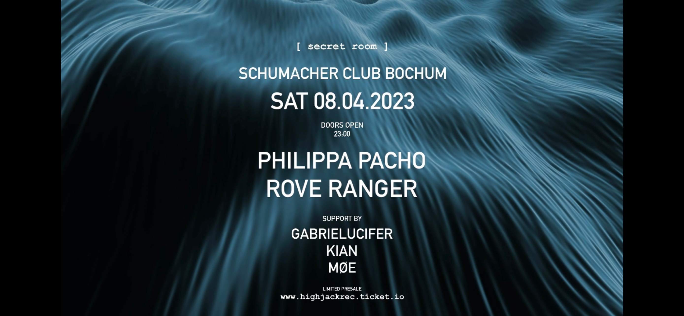 [ secret room ] with Philippa Pacho, Rove Ranger & many more at ...