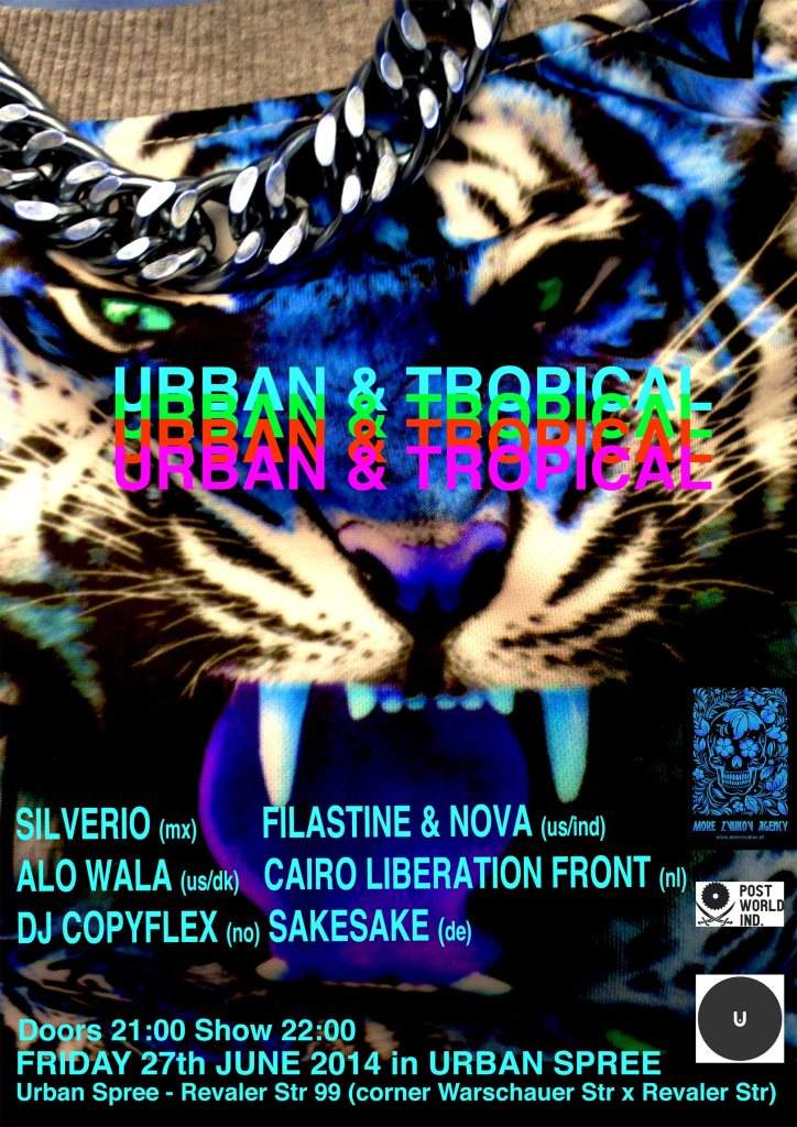 Urban and Tropical Party with With Silverio, Filastine & Nova, Alo Wala ...