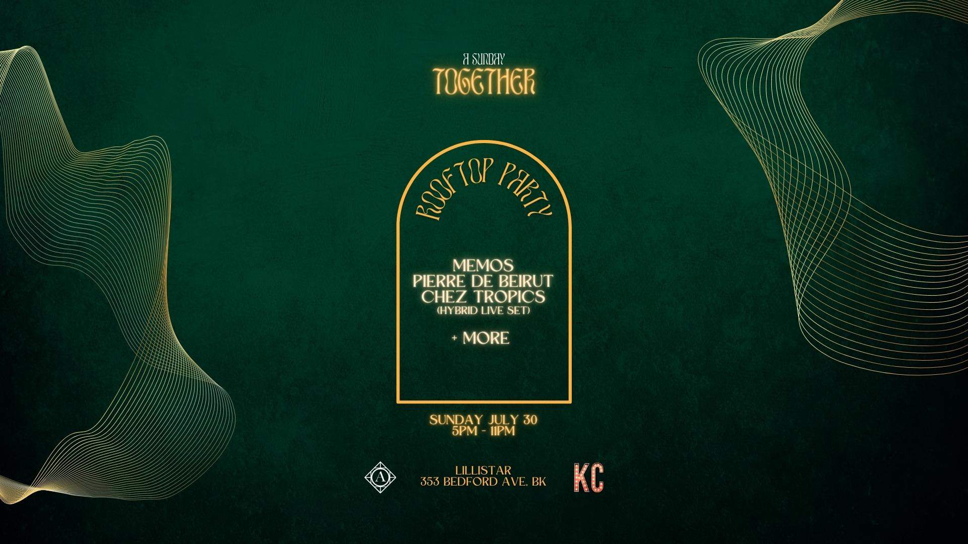 Amaya + Kinder Circus: Together (rooftop party) at Lillistar, New York