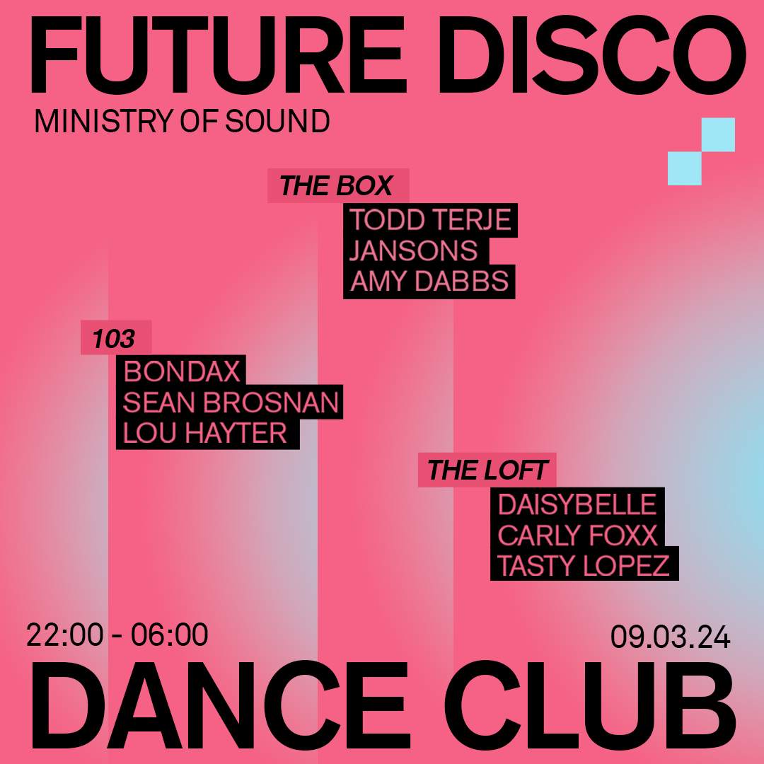 Future Disco Dance Club presents: Todd Terje at Ministry Of Sound, London