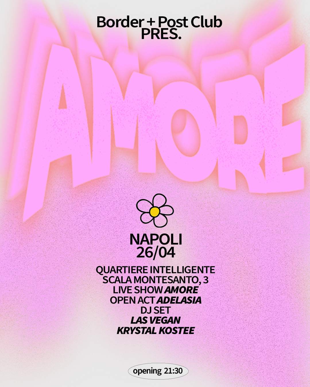 BORDER X POST CLUB with AMORE, Adelasia, Krystal Kostee, Las Vegan at Quartiere Intelligente, Naples