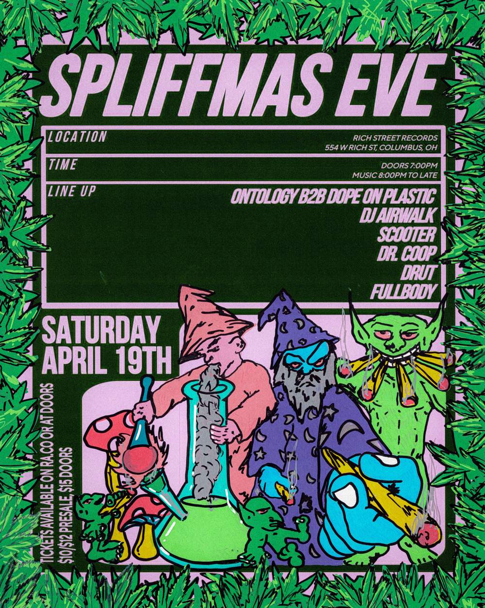 SPLIFFMAS EVE at Rich Street Records at Rich Street Records (Roots HQ ...