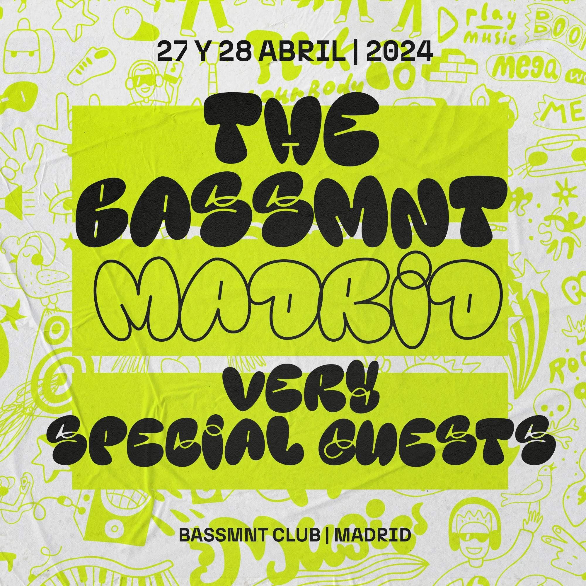 Bassmnt Club with Very special Guests - SUNDAY at The Bassement, Madrid