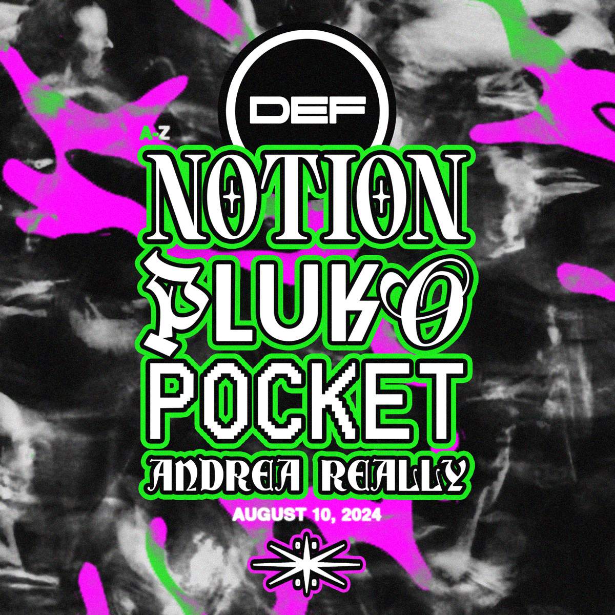 Notion, Pluko, Pocket, Andrea Really at DEF at TBA - Underground ...