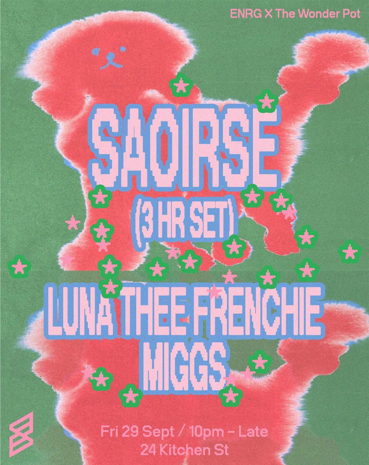 ENRG x 24 Kitchen Street presents Saoirse at 24 Kitchen Street, Liverpool