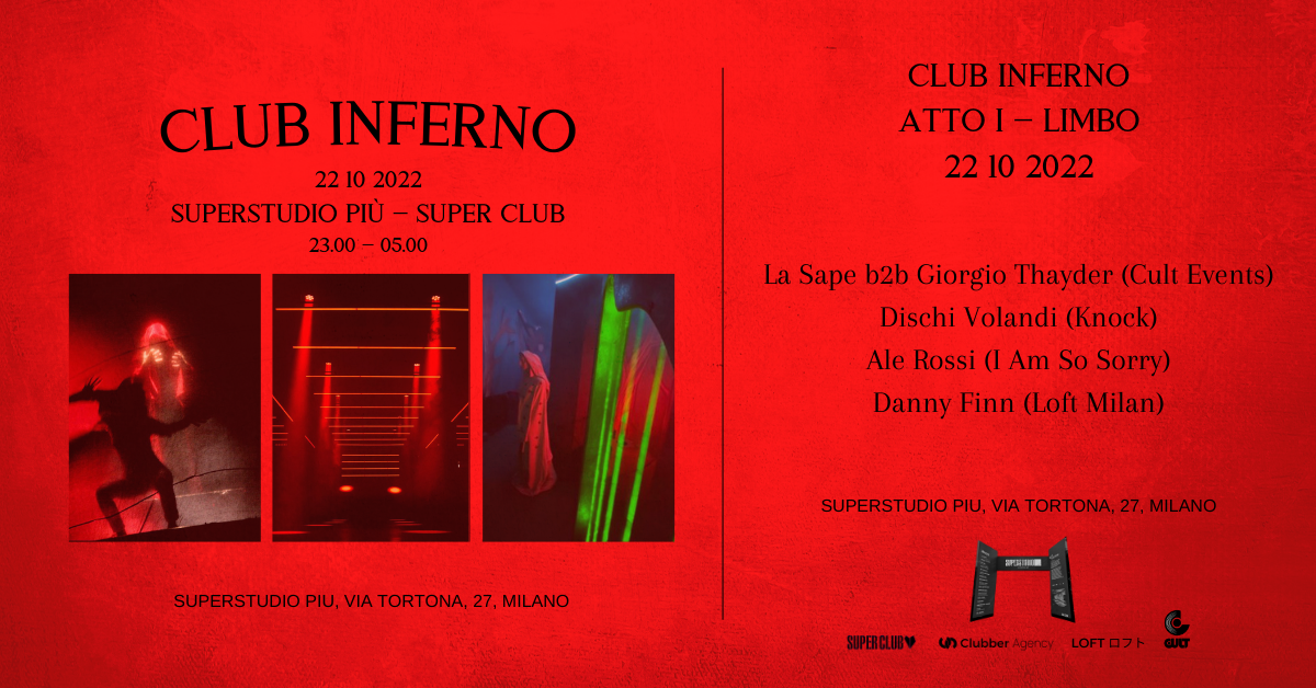 CLUB INFERNO em Superstudio Più, Milão