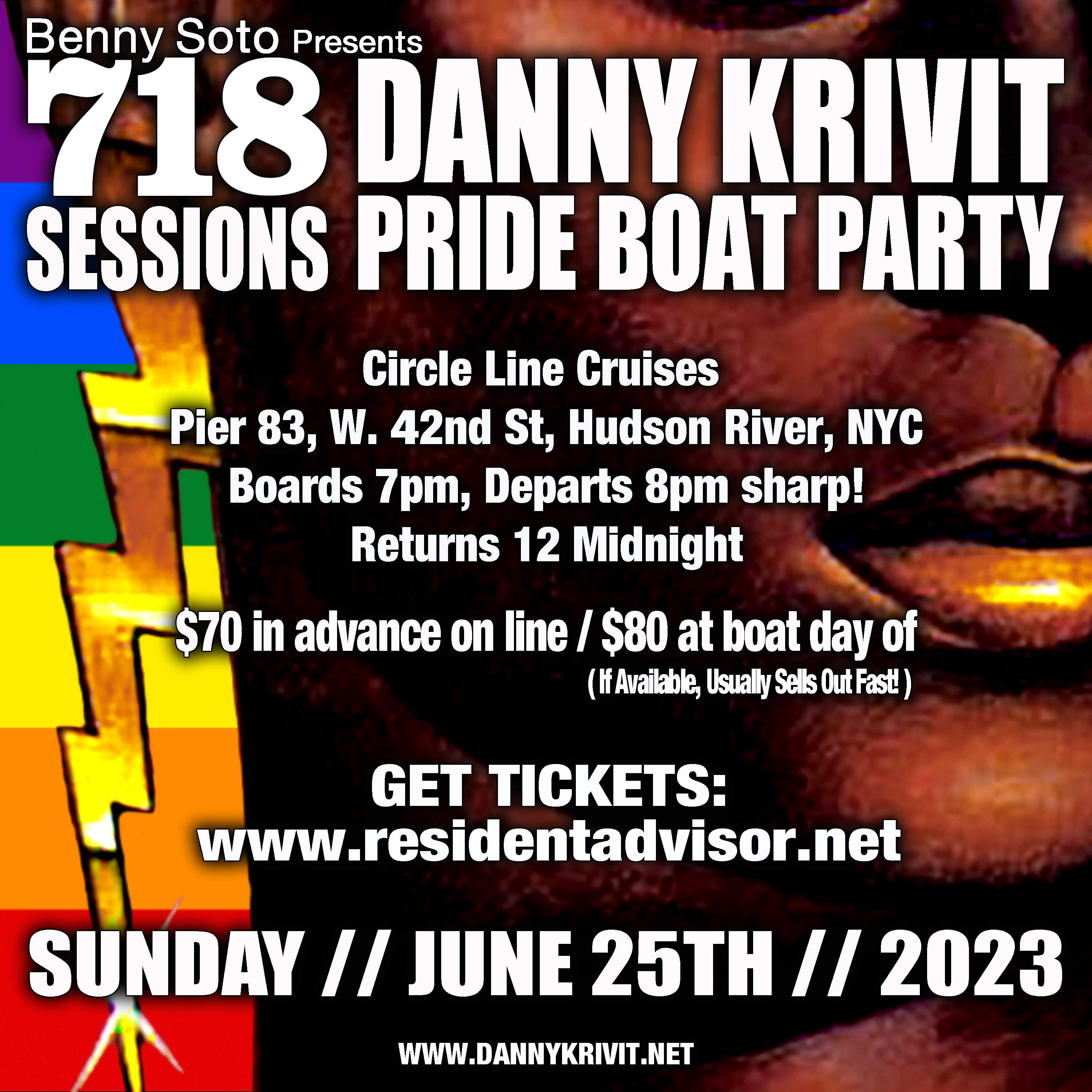718 Sessions Pride Celebration Boat Party 2023 at Circle Line Cruises ...