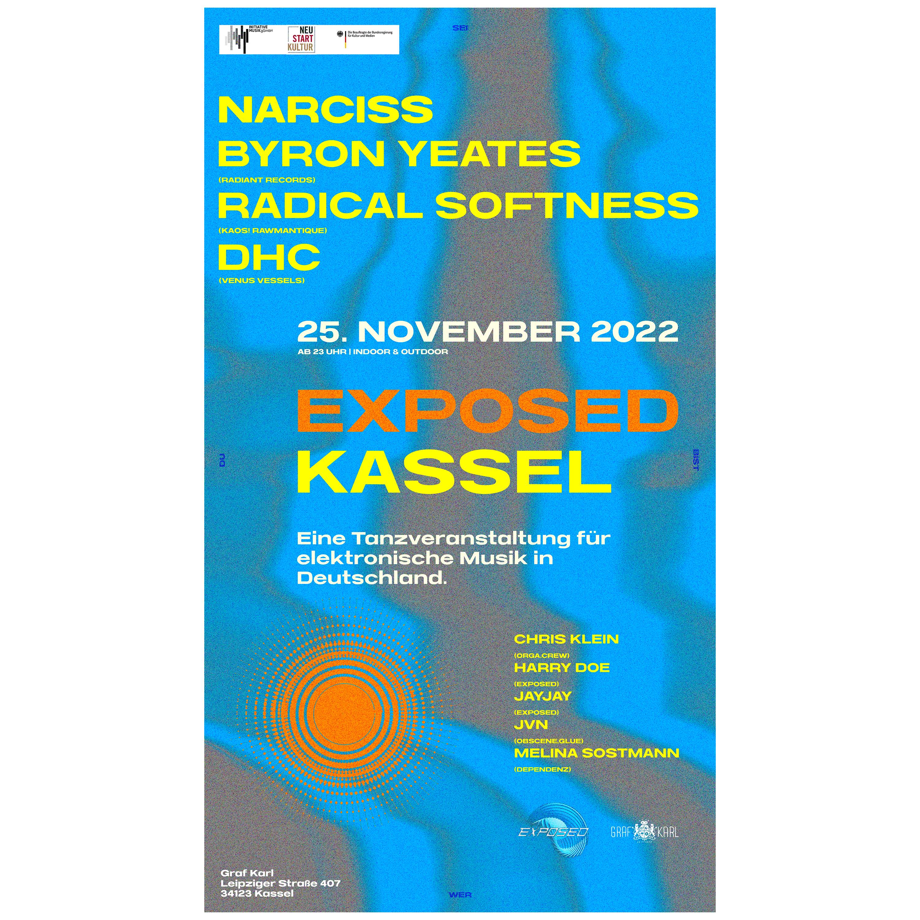 Exposed meets Ballnacht with Narciss, Radical Softness, Byron Yeates ...