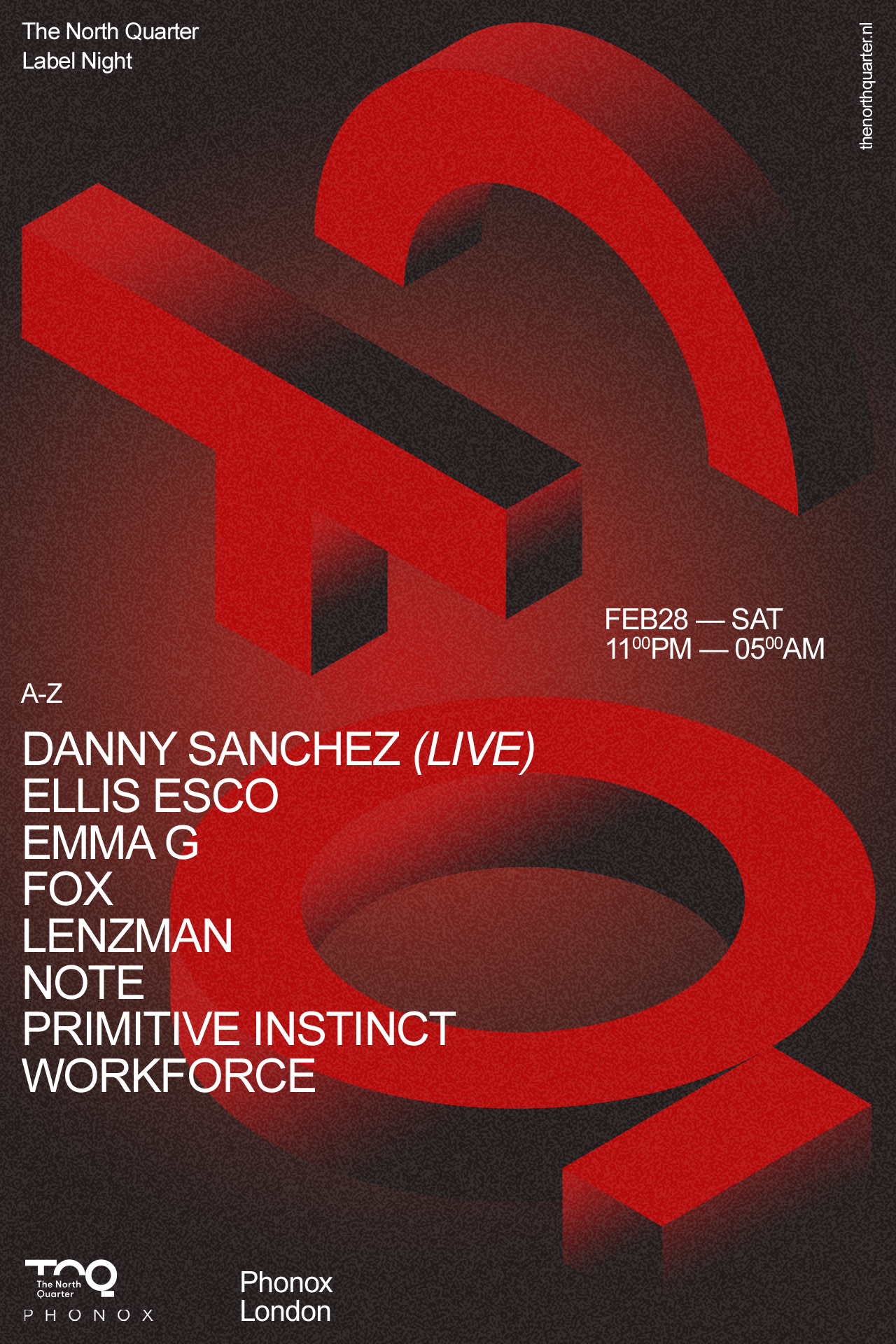 The North Quarter: Lenzman, Workforce, Danny Sanchez (Live), Fox, Note ...
