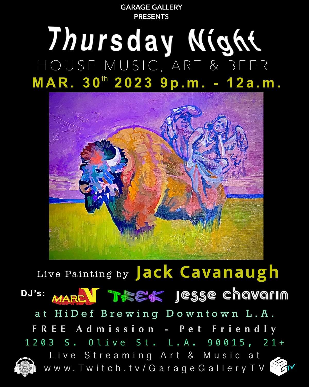 House Music, Art and Beer at Hidef Brewing, Los Angeles