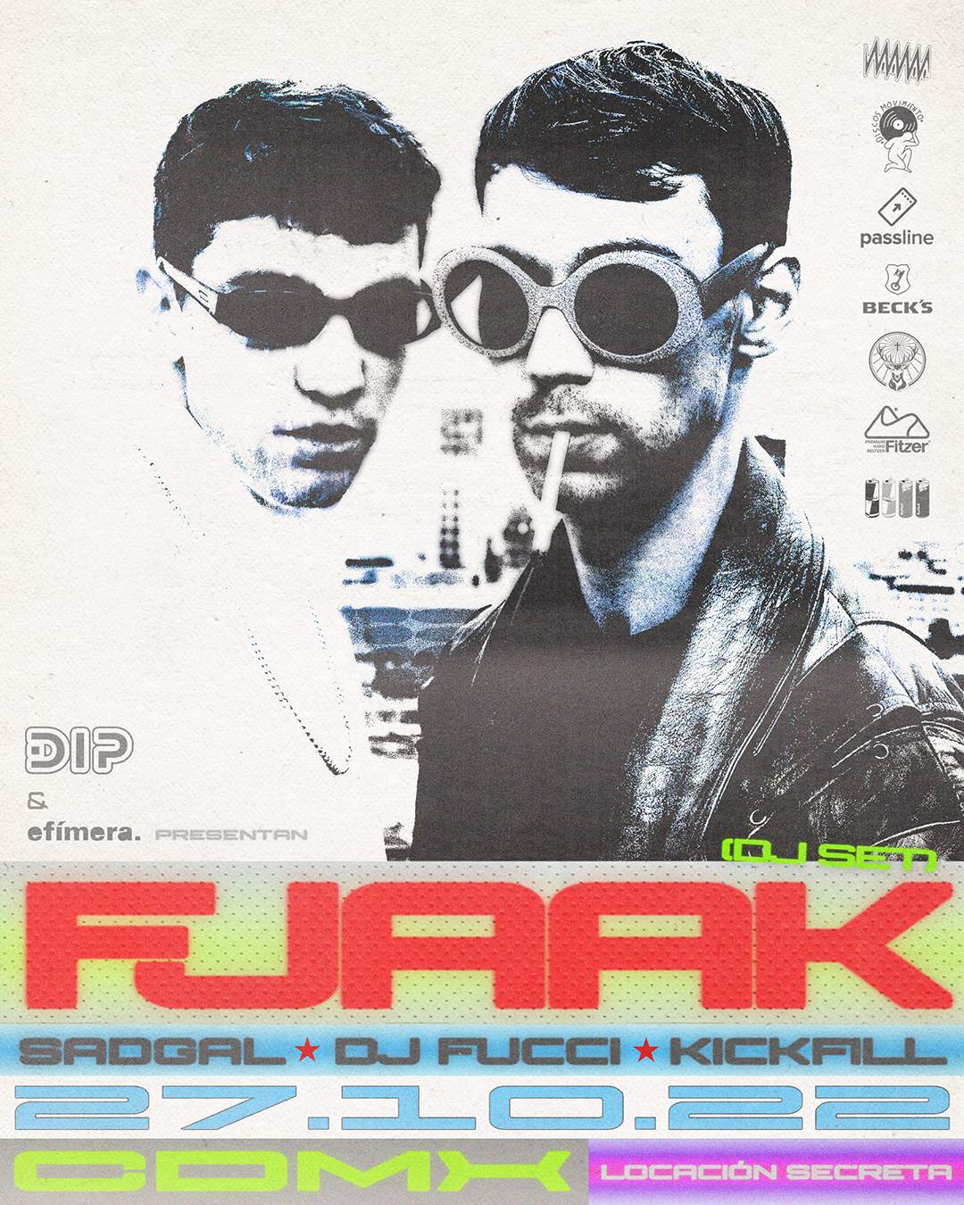 FJAAK DJ SET CDMX 2022 at Pino 479, Mexico City