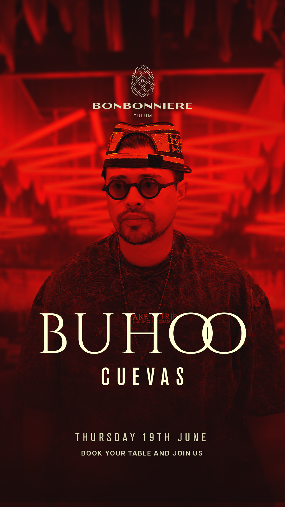 BUHOO + CUEVAS - by BONBONNIERE, TULÚM at TBA - Bonbonniere, Tulum