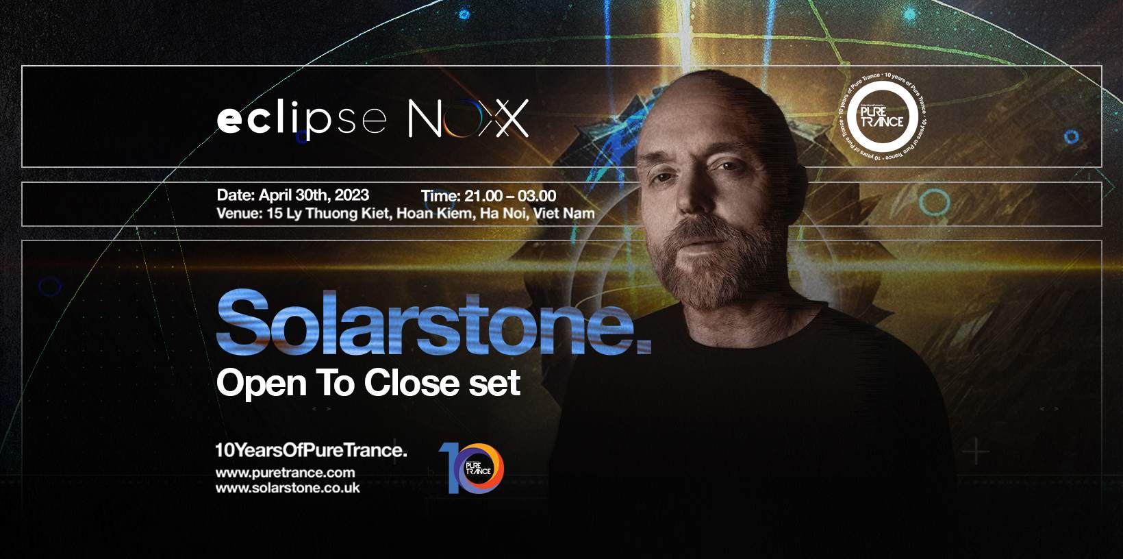 Eclipse X Noxx Pre 10 Year of Pure Trance with Solarstone [open to ...