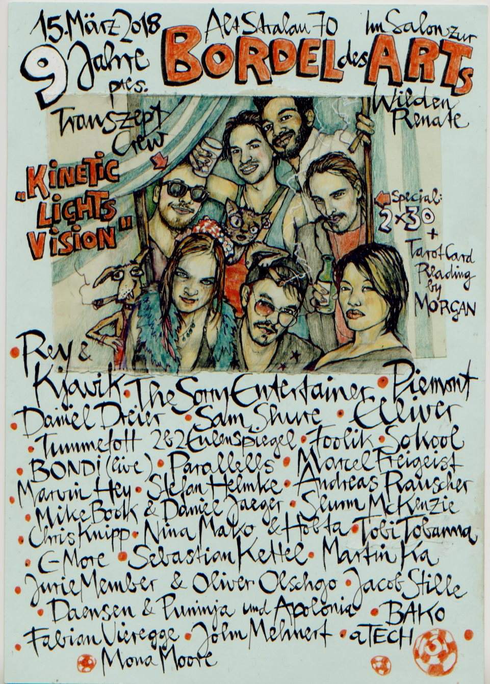 9 Jahre Bordel Des Arts & 'BdA Vol.2' Record Release bei Renate, Berlin