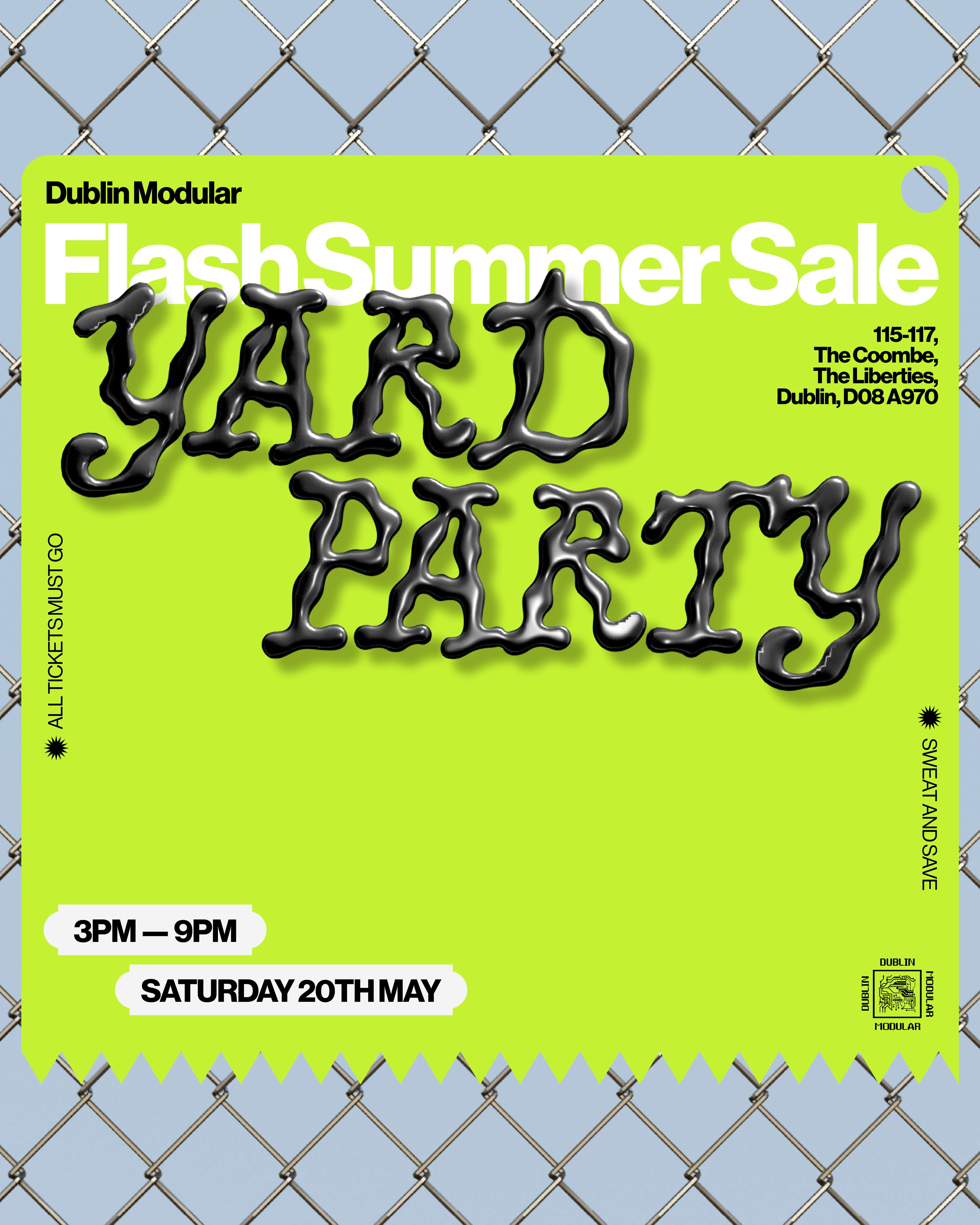 Dublin Modular - Flash Summer Sale - Day Yard Party at Pallas Projects ...