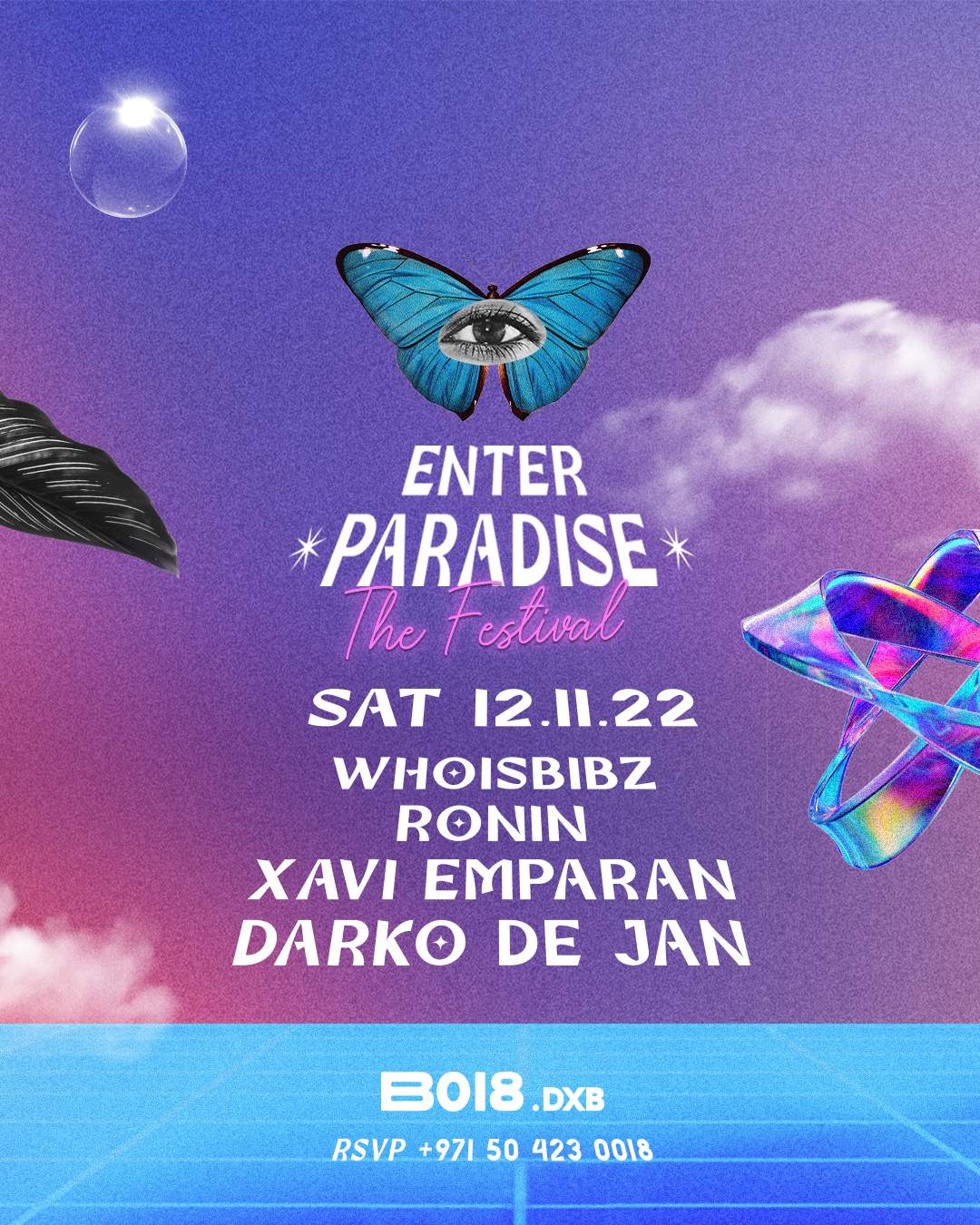 ENTER PARADISE at B018.DXB, Dubai