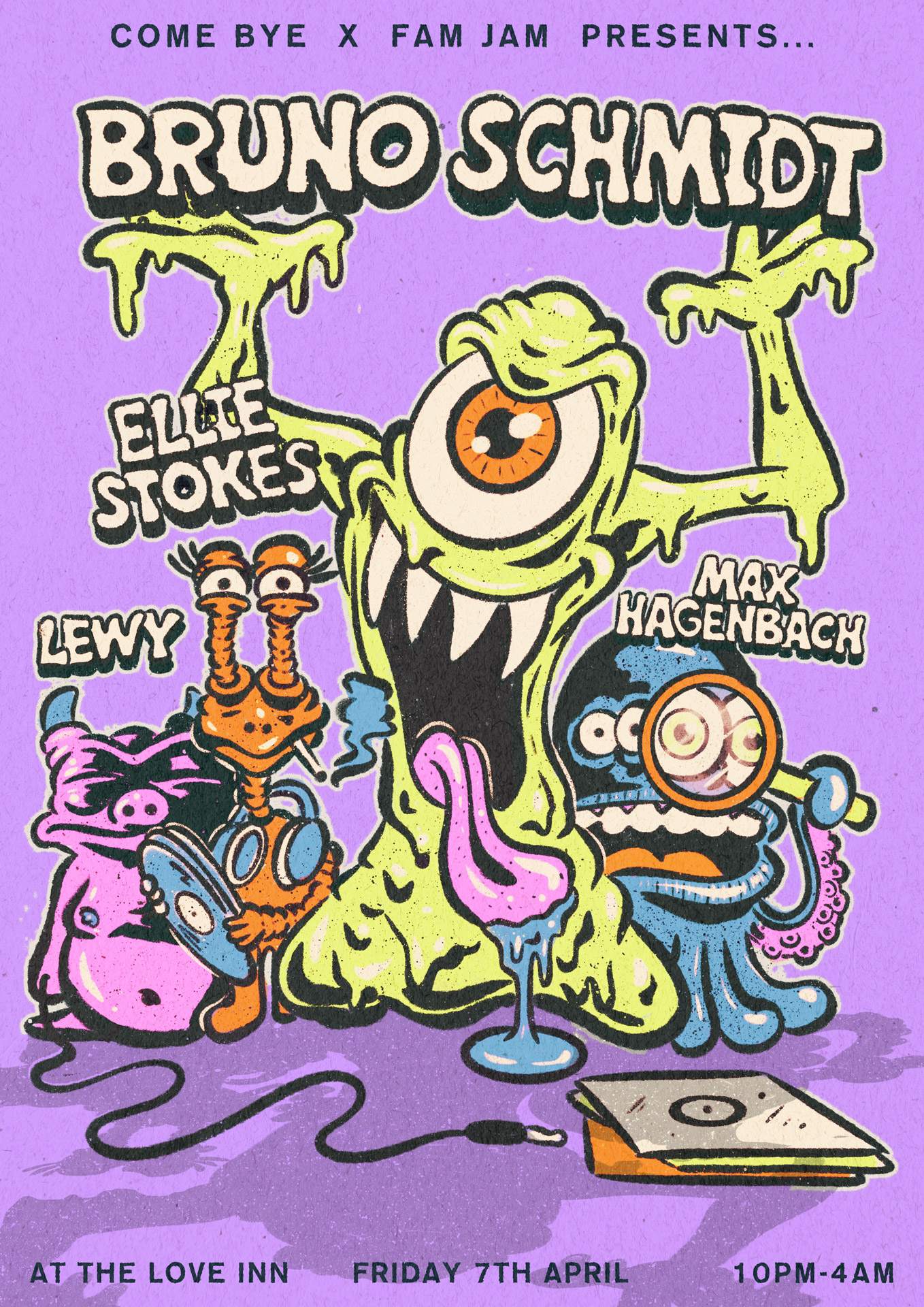 Come Bye x FAM JAM w/ Bruno Schmidt & Ellie Stokes at The Love Inn, Bristol
