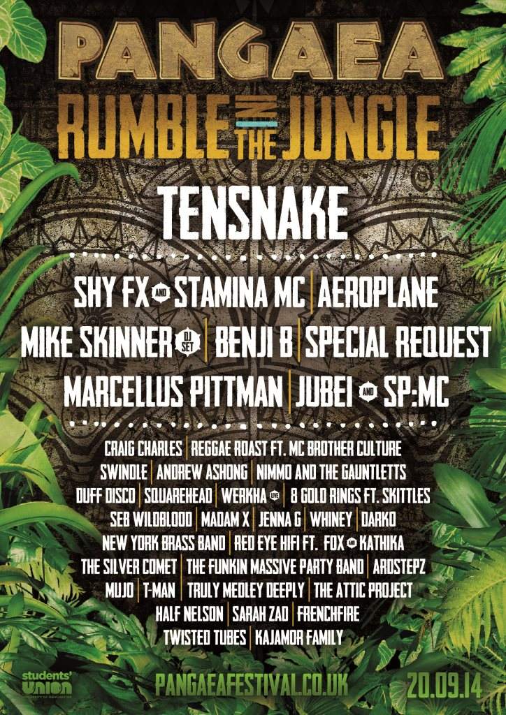 Pangaea Festival - Rumble In The Jungle em Manchester Academy, Manchester