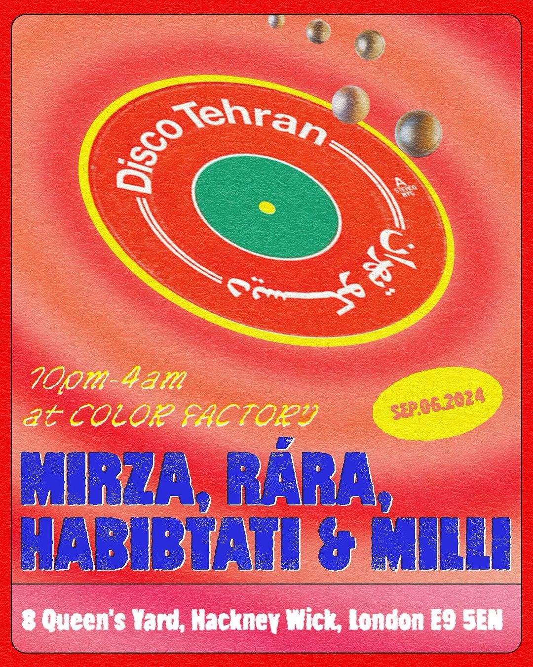 Disco Tehran in London at Colour Factory, London