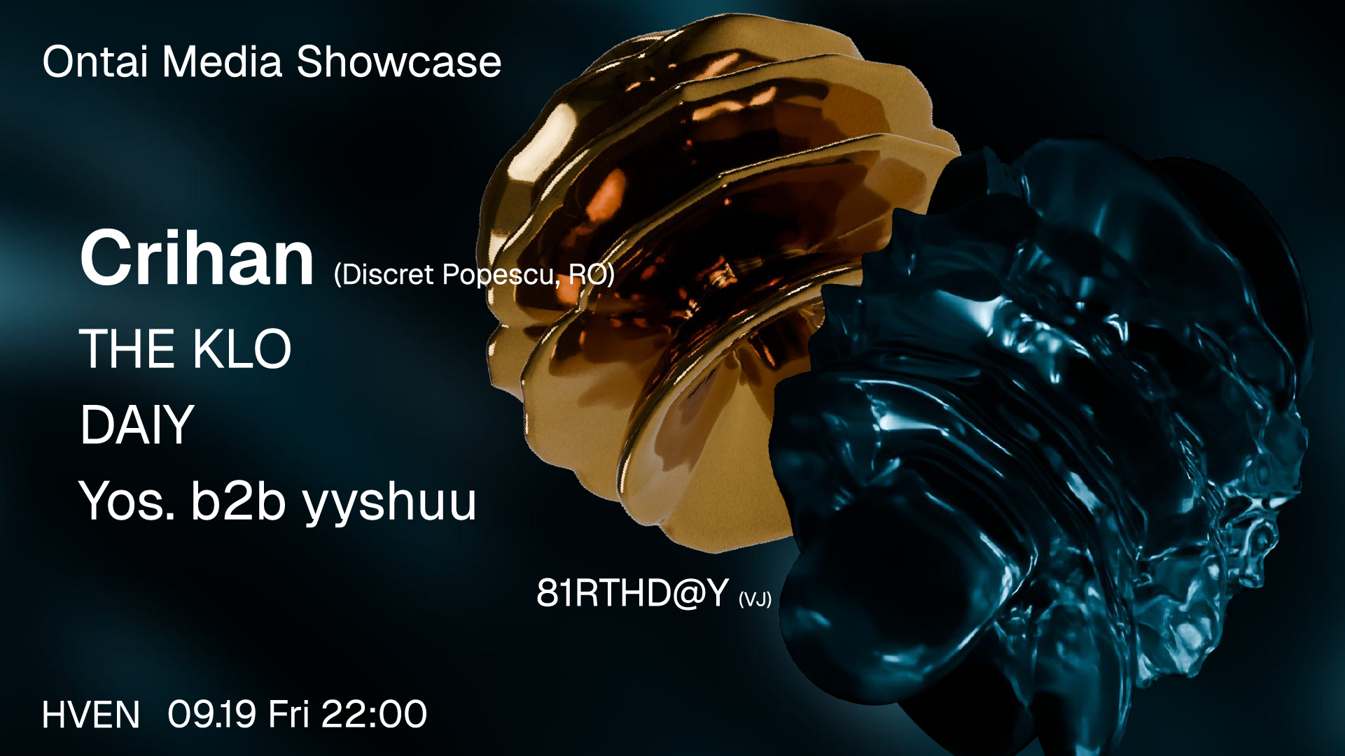 Ontai Media Showcase with Crihan at HVEN, 東京