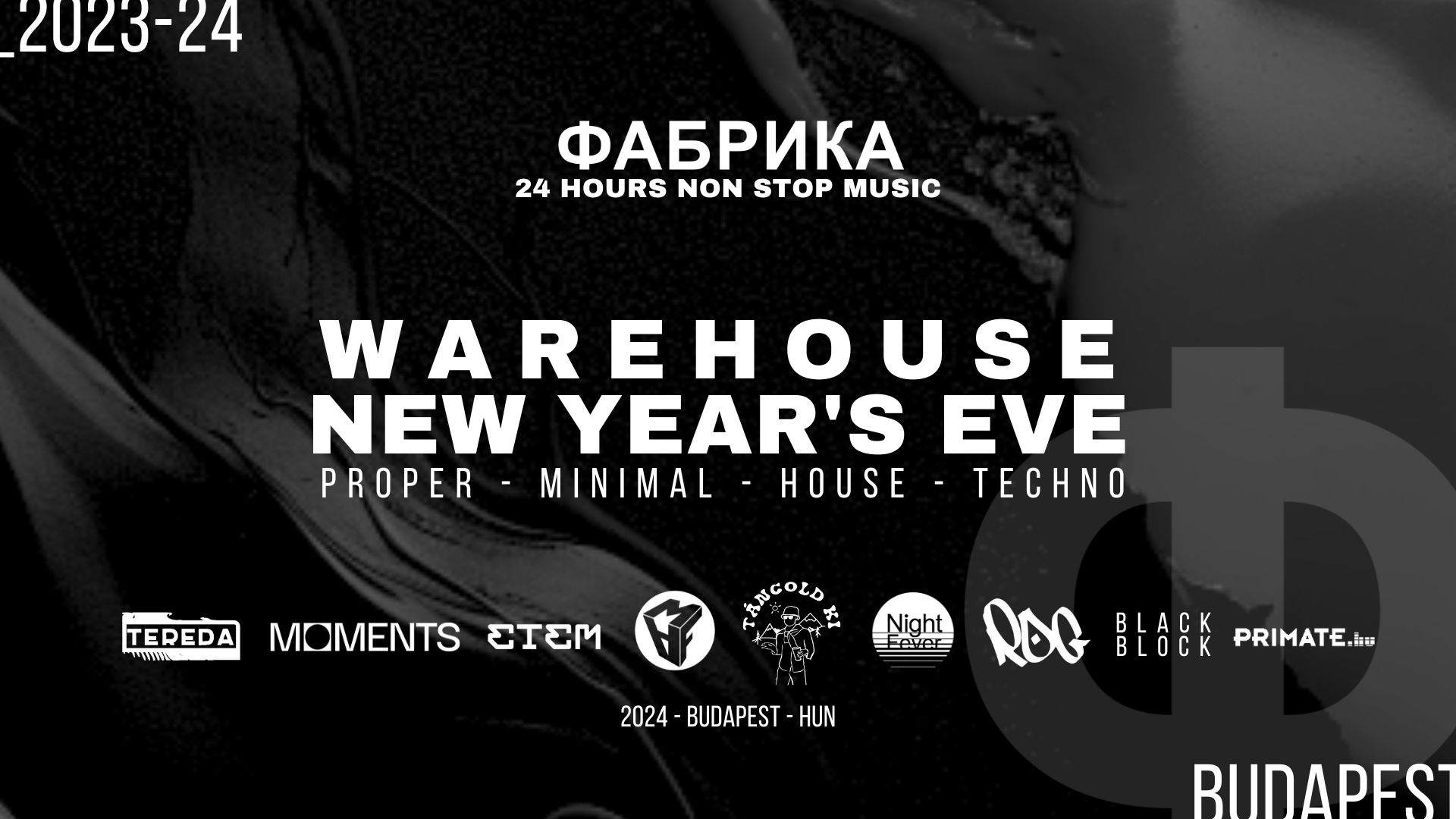 New Year's WareHouse Party // Fabrika bei Fabrika, Budapest