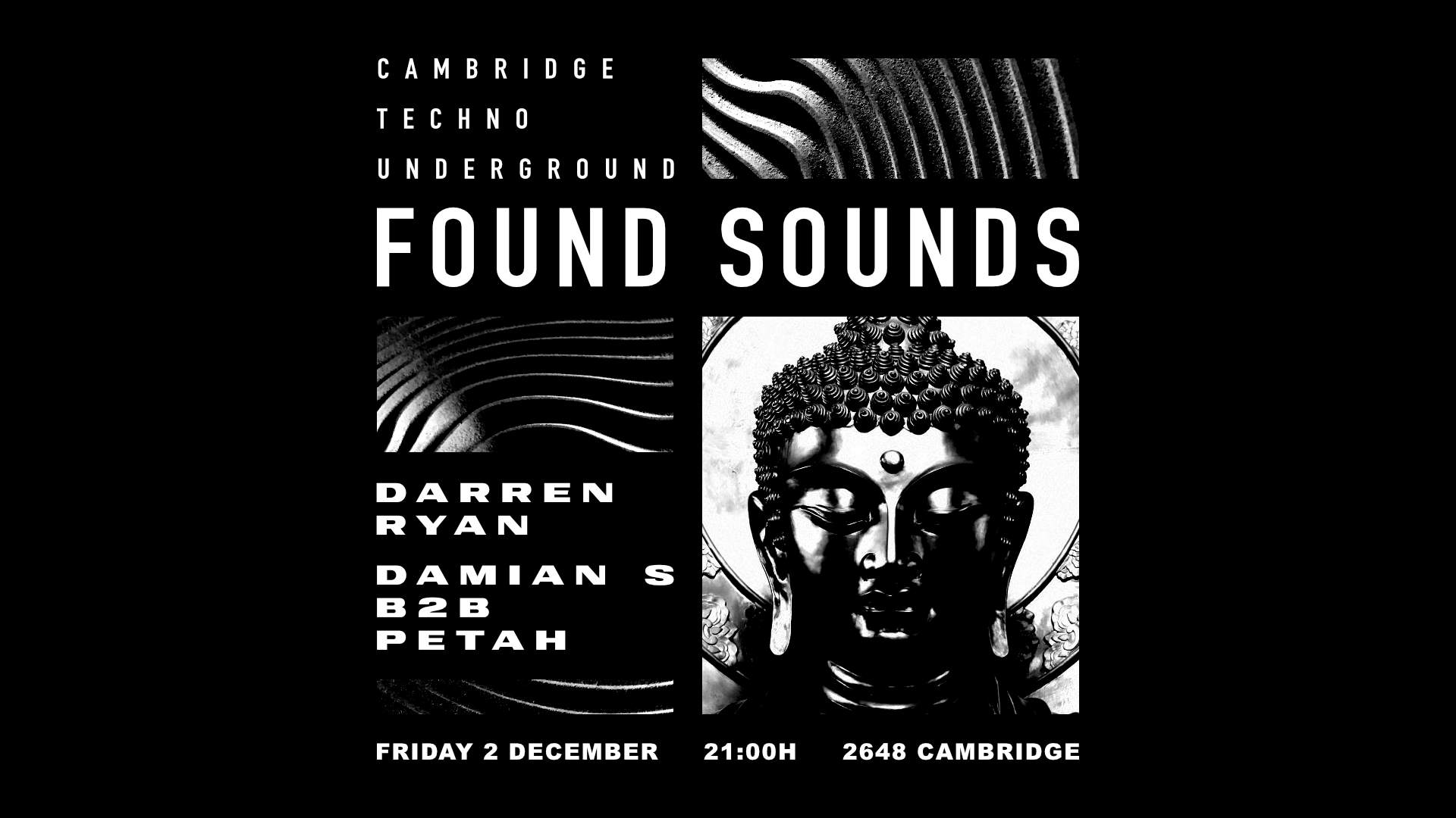 Found Sounds at 2648 Cambridge, South + East