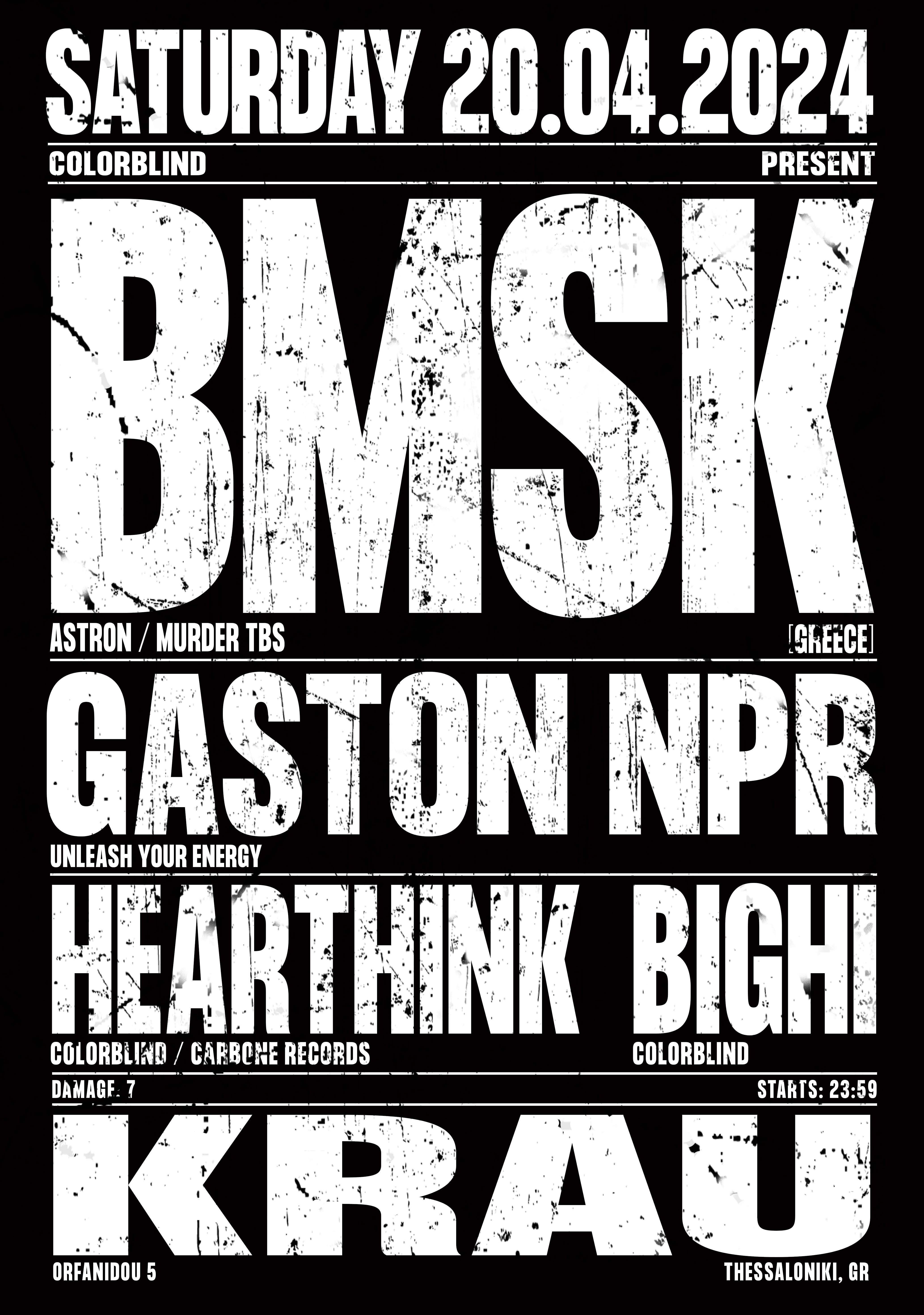 Colorblind x BMSK / Gaston Npr / Hearthink / Bighi at Krau at Krau Skg ...