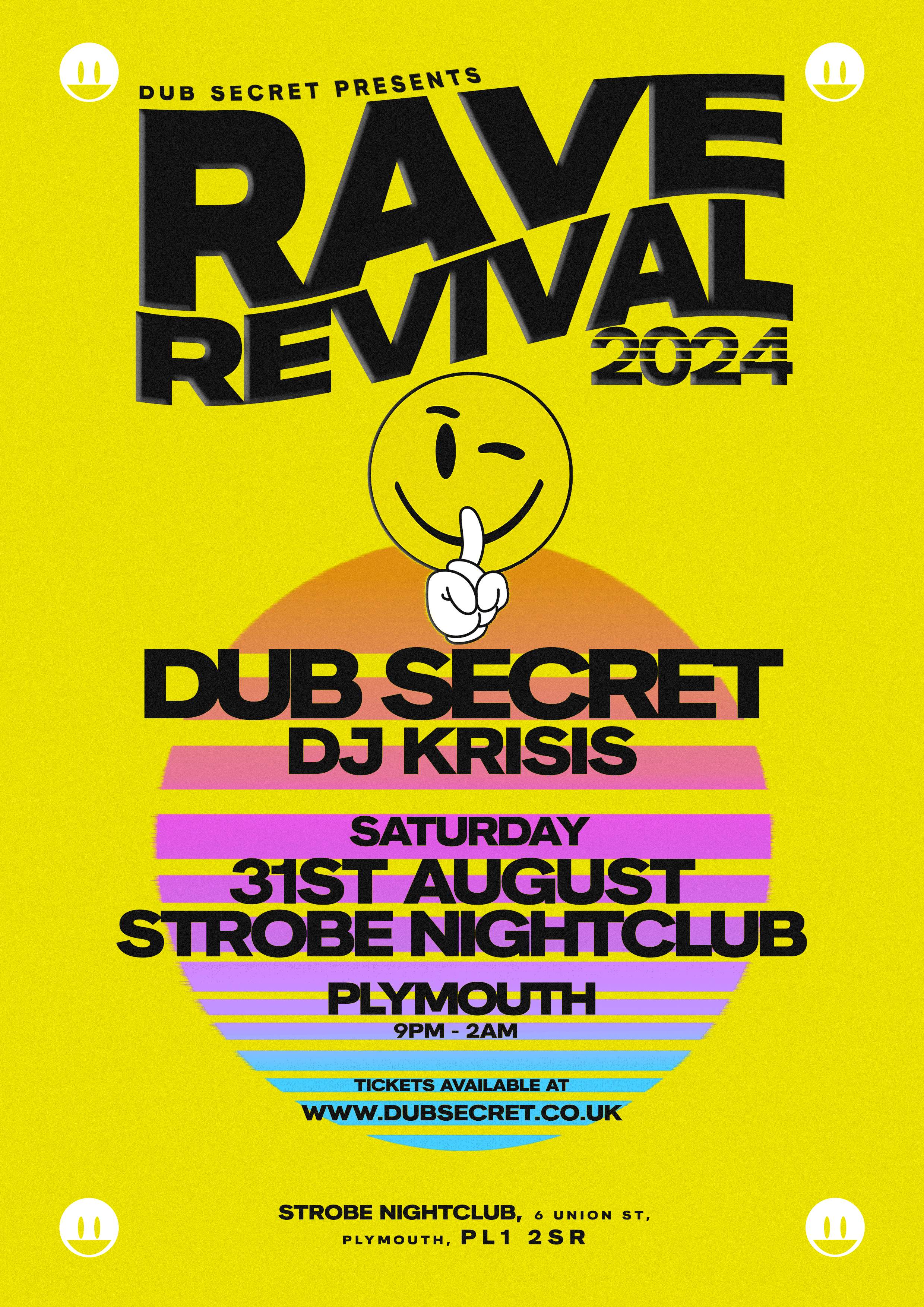 Rave Revival Plymouth at TBA - Strobe Nightclub Plymouth, West + Wales