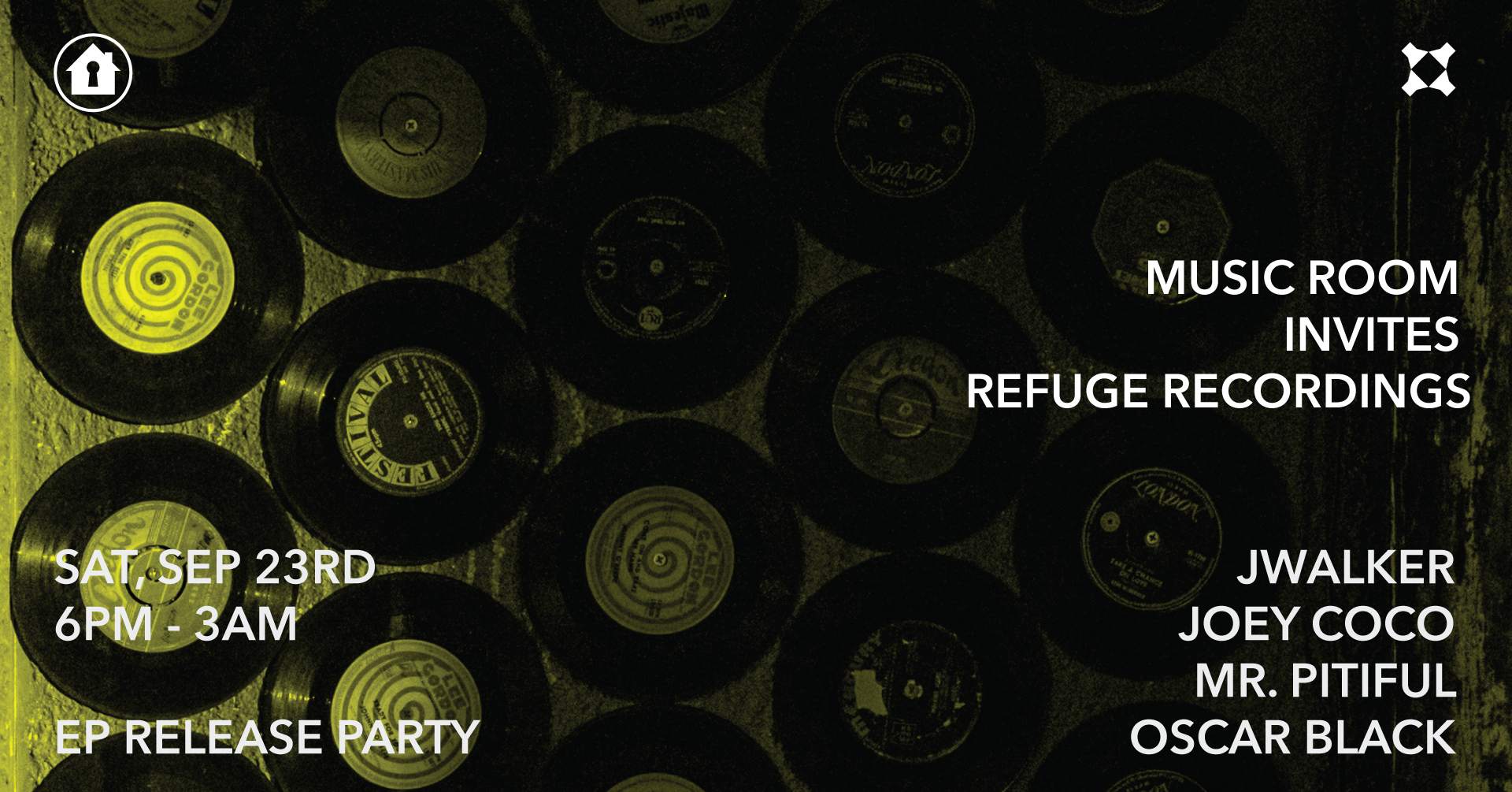Music Room Invite Refuge Recordings // Jwalker EP Launch at Music Room ...
