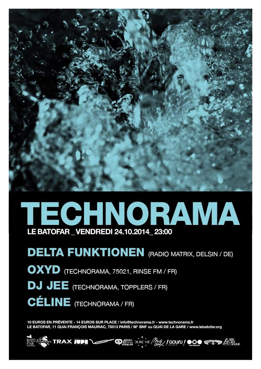 Technorama: Delta Funktionen, Oxyd, DJ Jee at Batofar, Paris