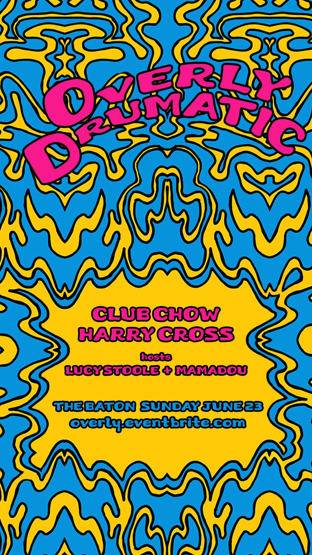 Overly Drumatic with Club Chow, Harry Cross at The Baton, Chicago