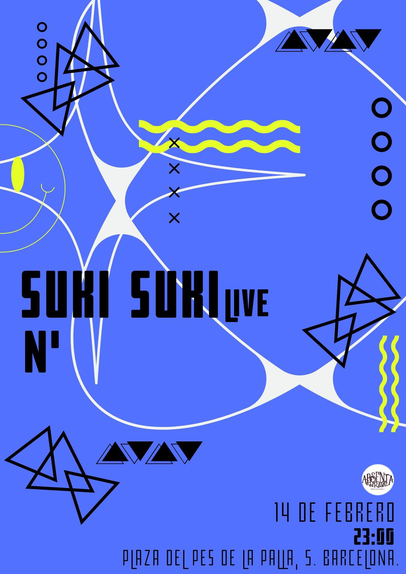 SUKI SUKI (Live) + N' at Absenta del Raval, Barcelona